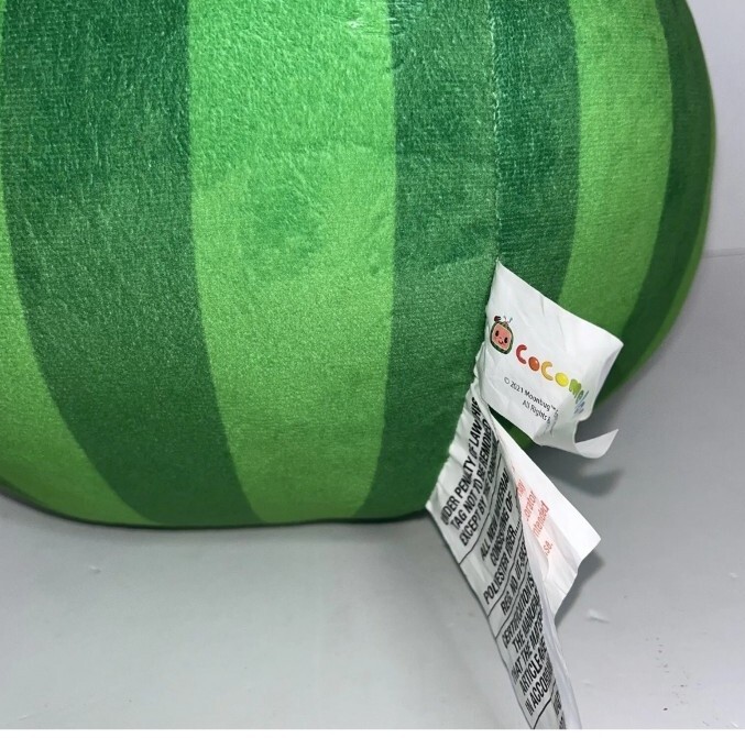 CoComelon Moonbug Plush Watermelon With Ladybug Pillow 14” New Kids ...