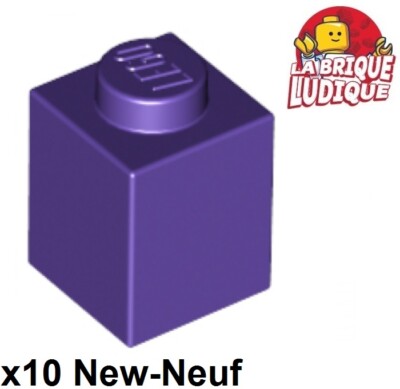 Lego 10x Brick 1x1 Violet/Dark Purple 3005 New | eBay Australia