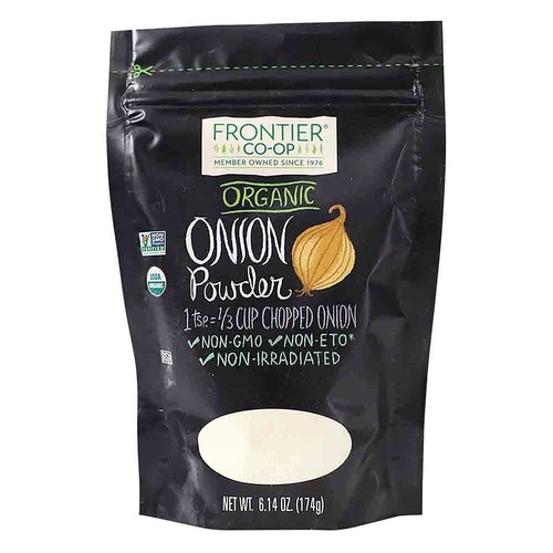 FRONTIER CO-OP ONION POWDER, WHITE, ORGANIC 6.14 OZ. | eBay