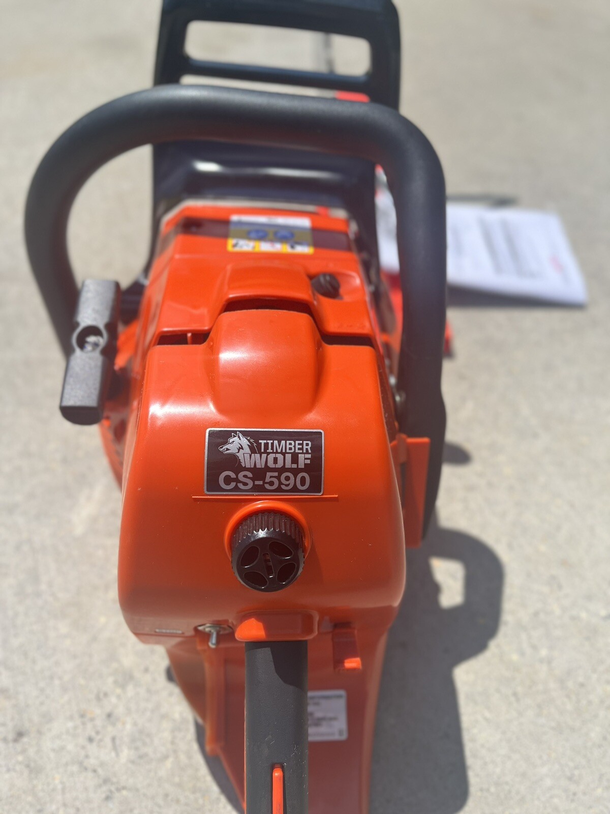 ECHO CS-590 Timber Wolf Gas Powered 20" Chainsaw - 59.8cc 2-Stroke ...