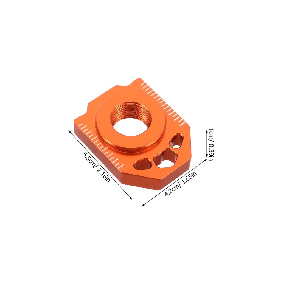 1 Pair Rear Wheel Chain Tensioner: Motorcycles Aluminum Alloy Chain ...