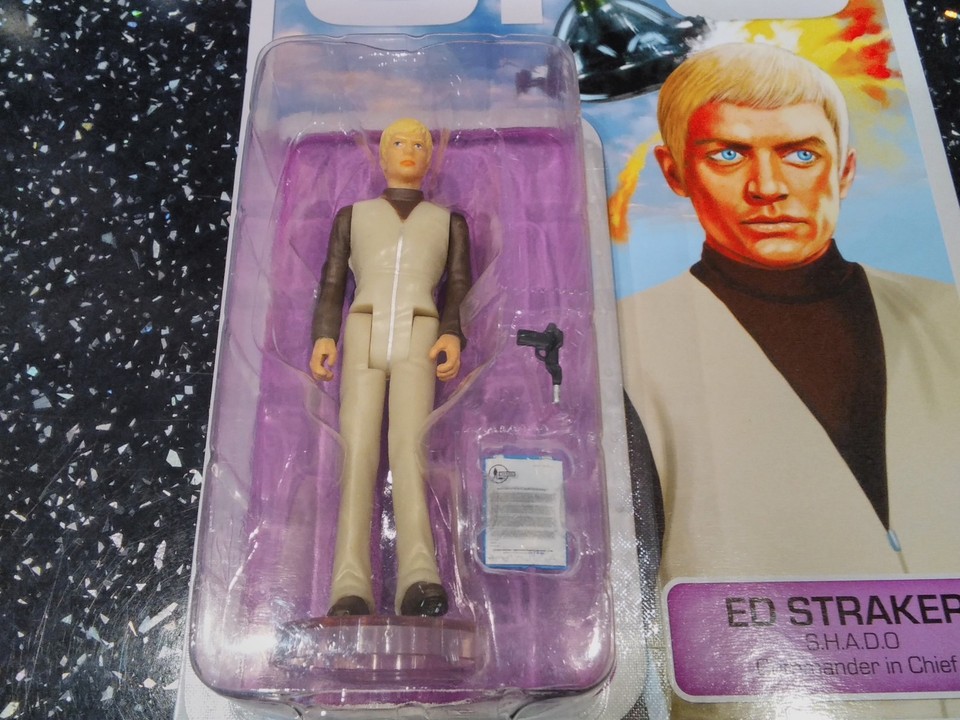 UFO - Ed Straker 3.75" Retro Action Figure Master Replica (NEW) Gerry ...