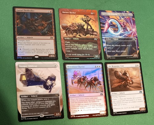 MTG 6x Artifact Vehicle of Aetherdrift Lot - Red+White - No Dup - Free ...