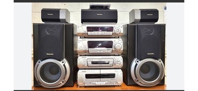 Technics Panasonic EH750 Silver 4 Stack Sound System Hi-fi and Surround ...