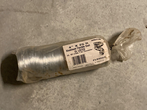 Partial Open Package - New - Deflecto FLO425/6 Aluminum Flex Duct UL ...