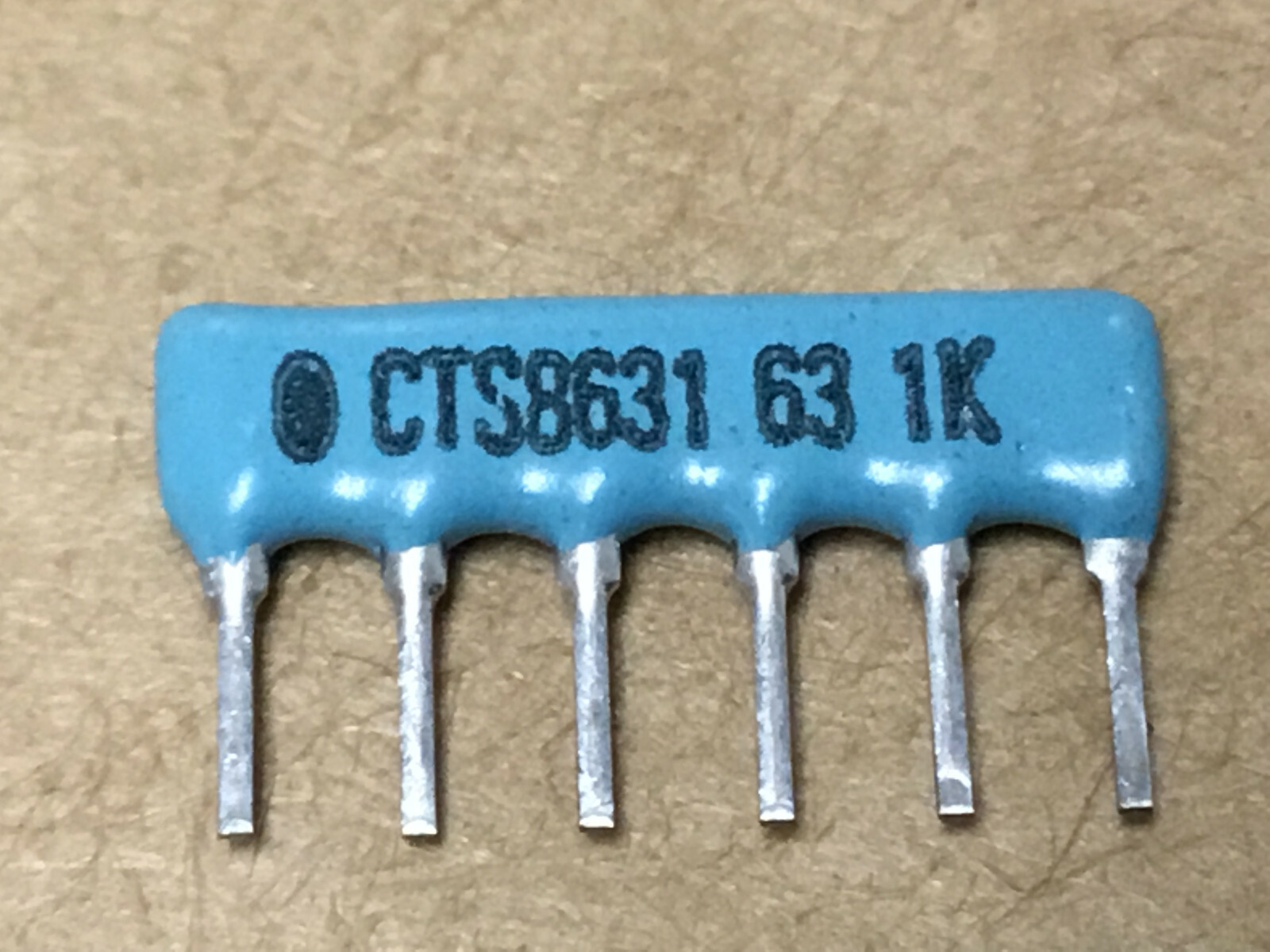 (10 PC) CTS 770-63-R1K Resistor Array 3 RES 1K OHM 6SIP 77063102 | eBay