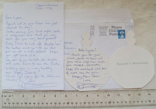 2004 letter and Christams card from Dawson Chance, Ventriloquist | eBay