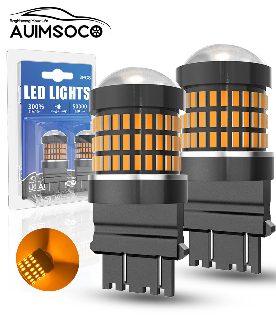 3157 LED Bulb Rear Turn Signal Light Amber 2X For Jeep Grand Cherokee ...