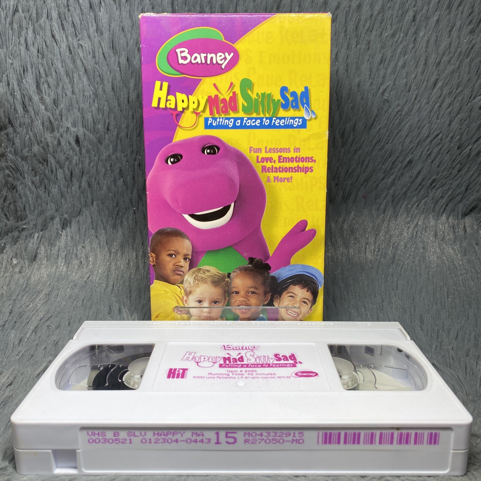 Barney - Happy, Mad, Silly, Sad VHS Tape 2003 Putting A Face to ...
