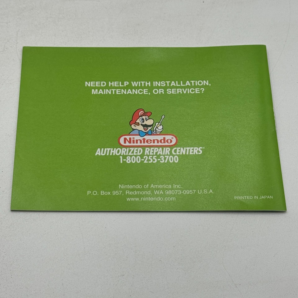 Donkey Kong Country Nintendo Game Boy Color GBC Instruction Booklet ...