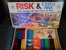 RARE Risk/castle Risk 2 in 1 Strategy Board Game 1990 Parker Brothers ...