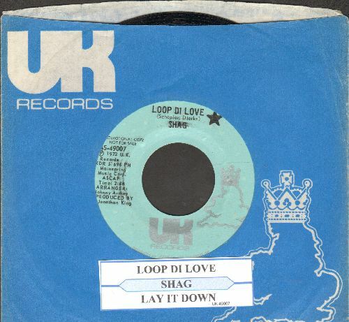 Shag - Loop Di Love/Lay It Down UK 49007 Promo Vinyl 45 rpm Record | eBay