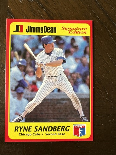 1991 Jimmy Dean Baseball Card#6 of 25 RYNE SANDBERG Cubs NRMT | eBay