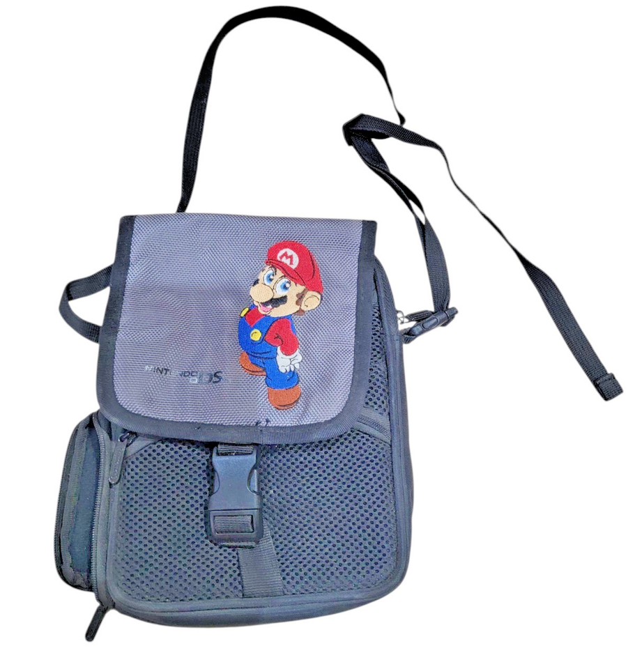Nintendo DS Mario Bros. Gray/Black Carrying Case A.L.S. Industries Inc ...