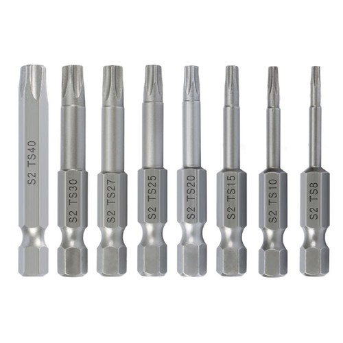 8Pcs Hex Shank Magnetic Fivepoint Star Screwdriver Bits for DIY ...