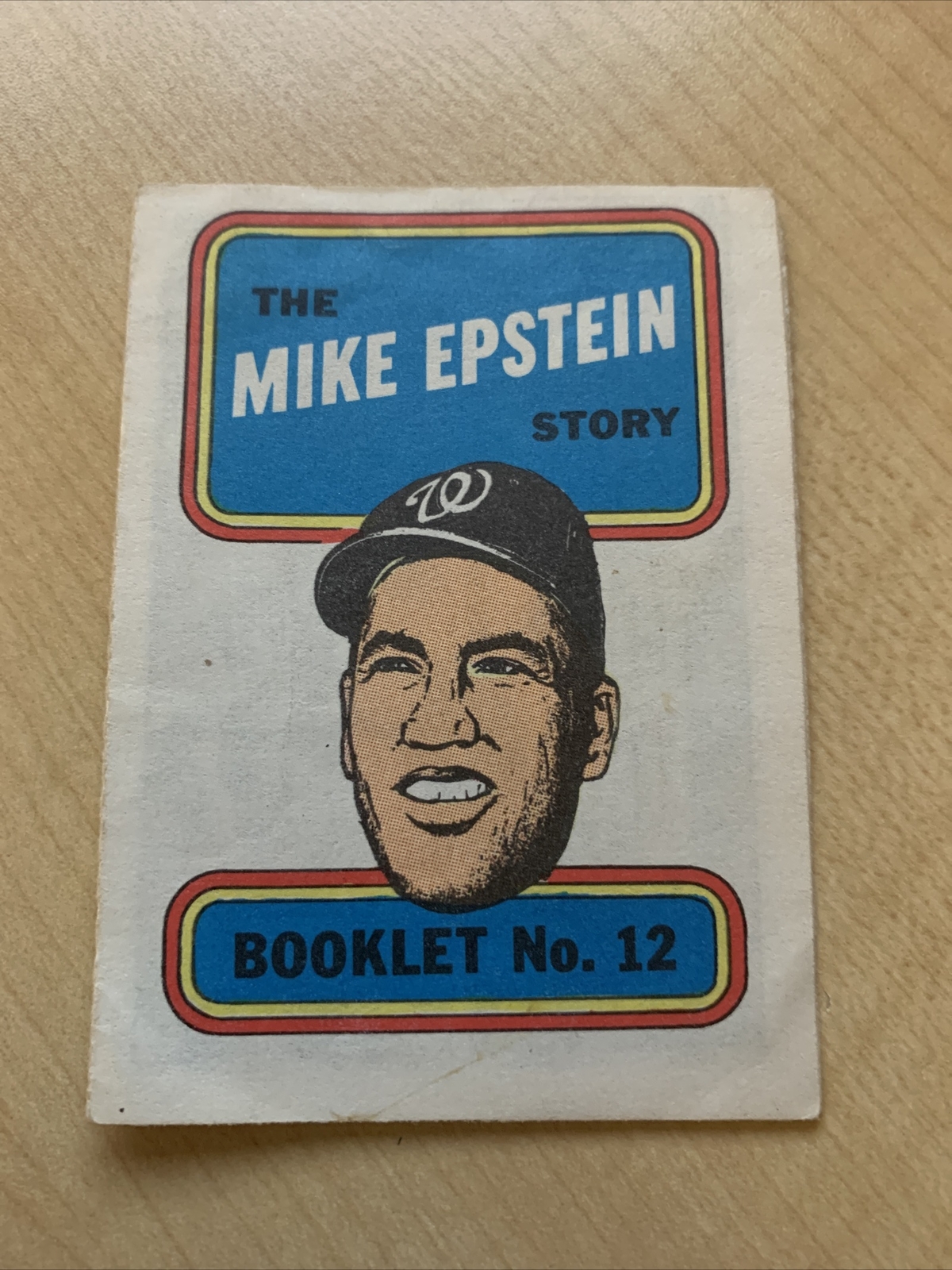 1970 TOPPS STORY BASEBALL BOOKLET MIKE EPSTEIN # 12 EX *PETROSCARDS* | eBay