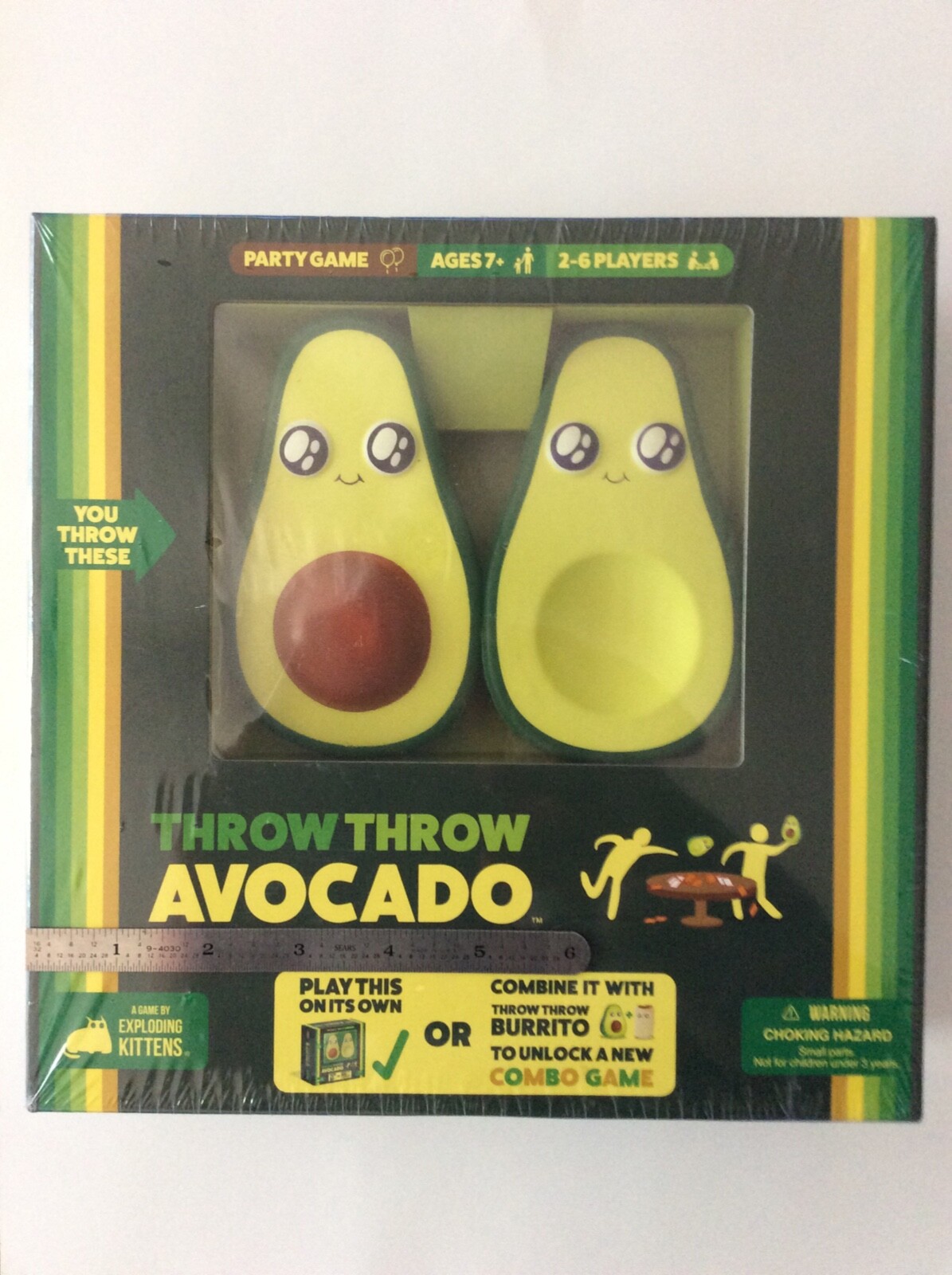 Throw Throw Avocado by Exploding Kittens - A Dodgeball Family Card Game ...