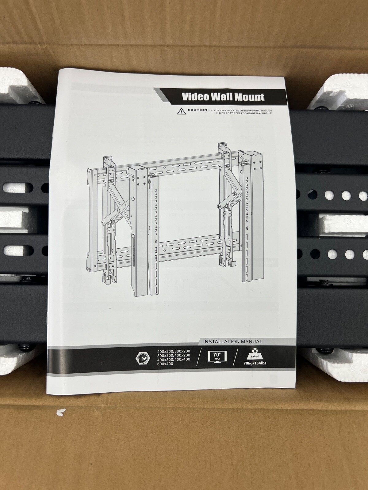 Video Wall Bracket with Micro Adjustment for Easy Leveling ...