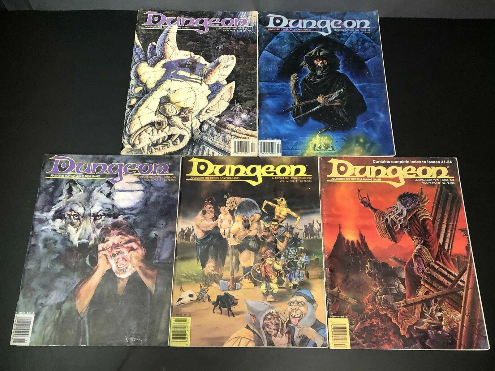 Dungeon Magazine Vintage TSR Role Playing Adventures Games Lot | eBay