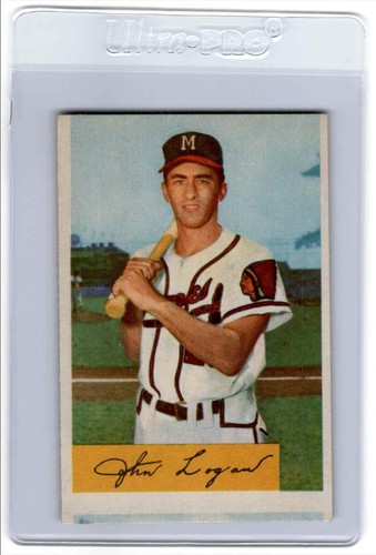 1954 Bowman Miscut MC Johnny Logan Milwaukee Braves #80 | eBay