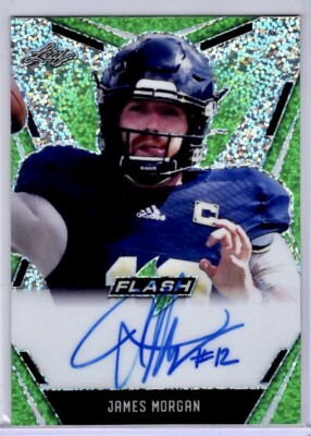 2020 LEAF FLASH JAMES MORGAN NFL ROOKIE RC AUTO #6/20 GREEN | eBay