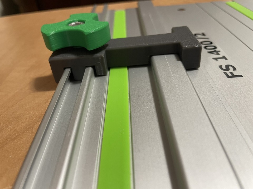 Festool Compatible Guide Rail Stops - Twin Set - Twist & Lock | eBay