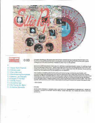 ELLIE POP - ELLIE POP (LP 2024) NEW*CLEAR W/RED SPLATTER VINYL*10 ...