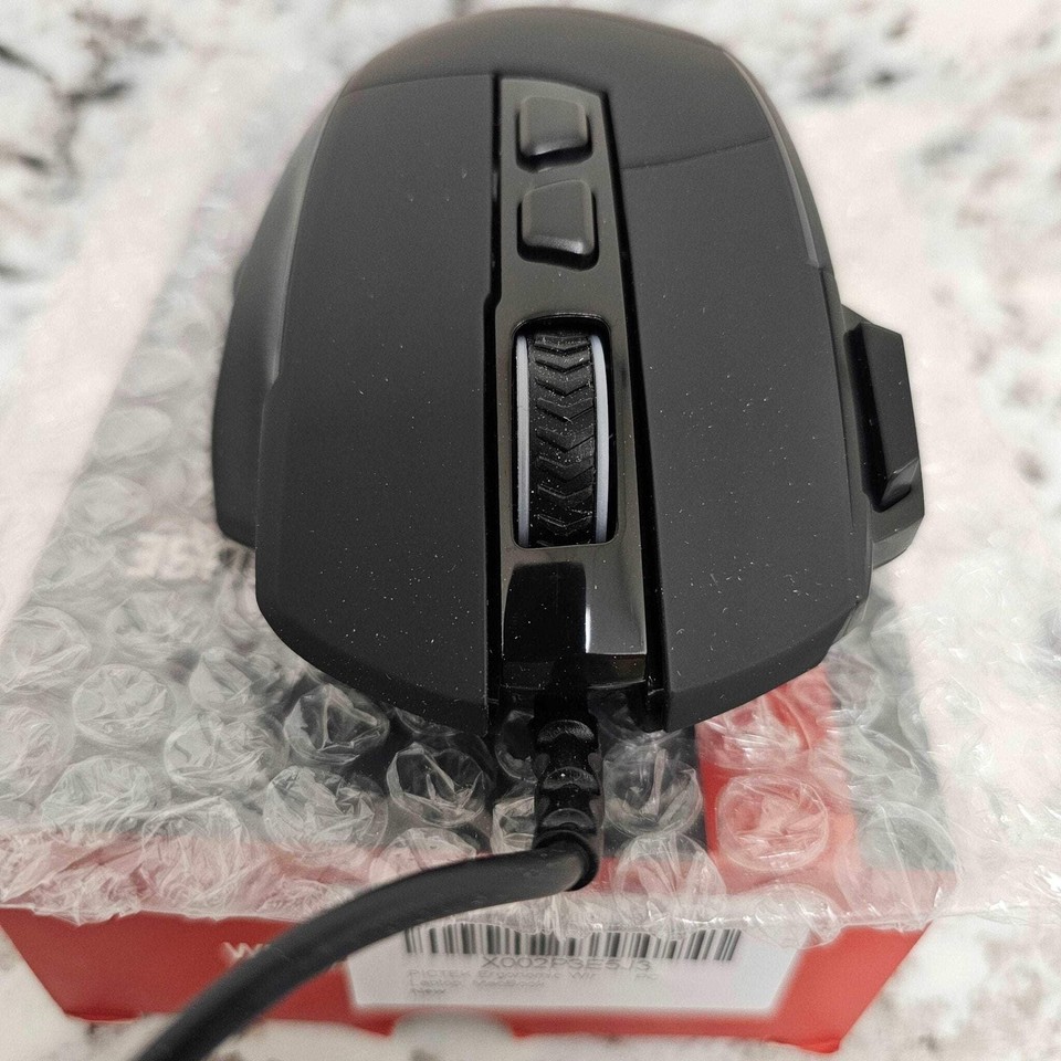 Pictek PC278A Wired Gaming Mouse - 8000DPI, 8 Prog Btns, RGB, Ergo ...