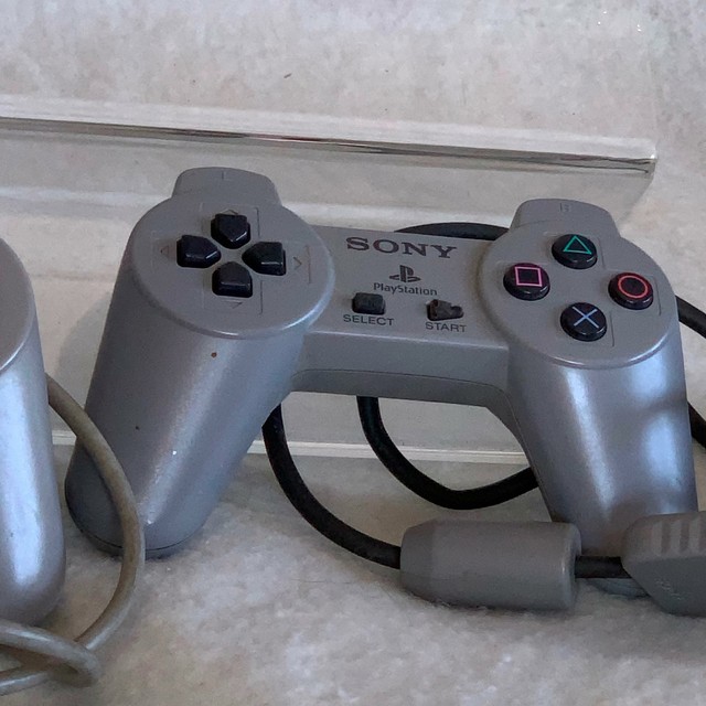Sony Playstation One PS1 Video Game Controller Gray Original Remote ...