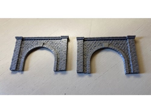 N Scale Tunnel Portal X2 Pair Model Train Diorama | eBay