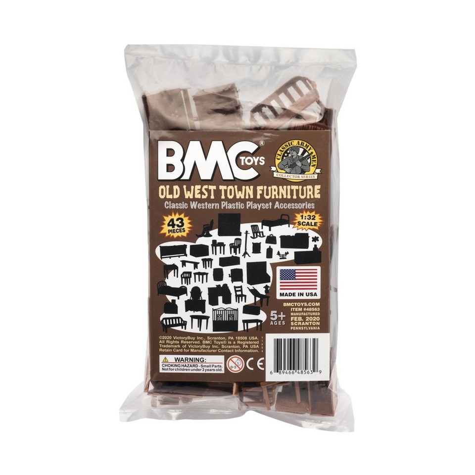 VictoryBuy Toys Classic Marx Western Town Furniture Playset New | eBay