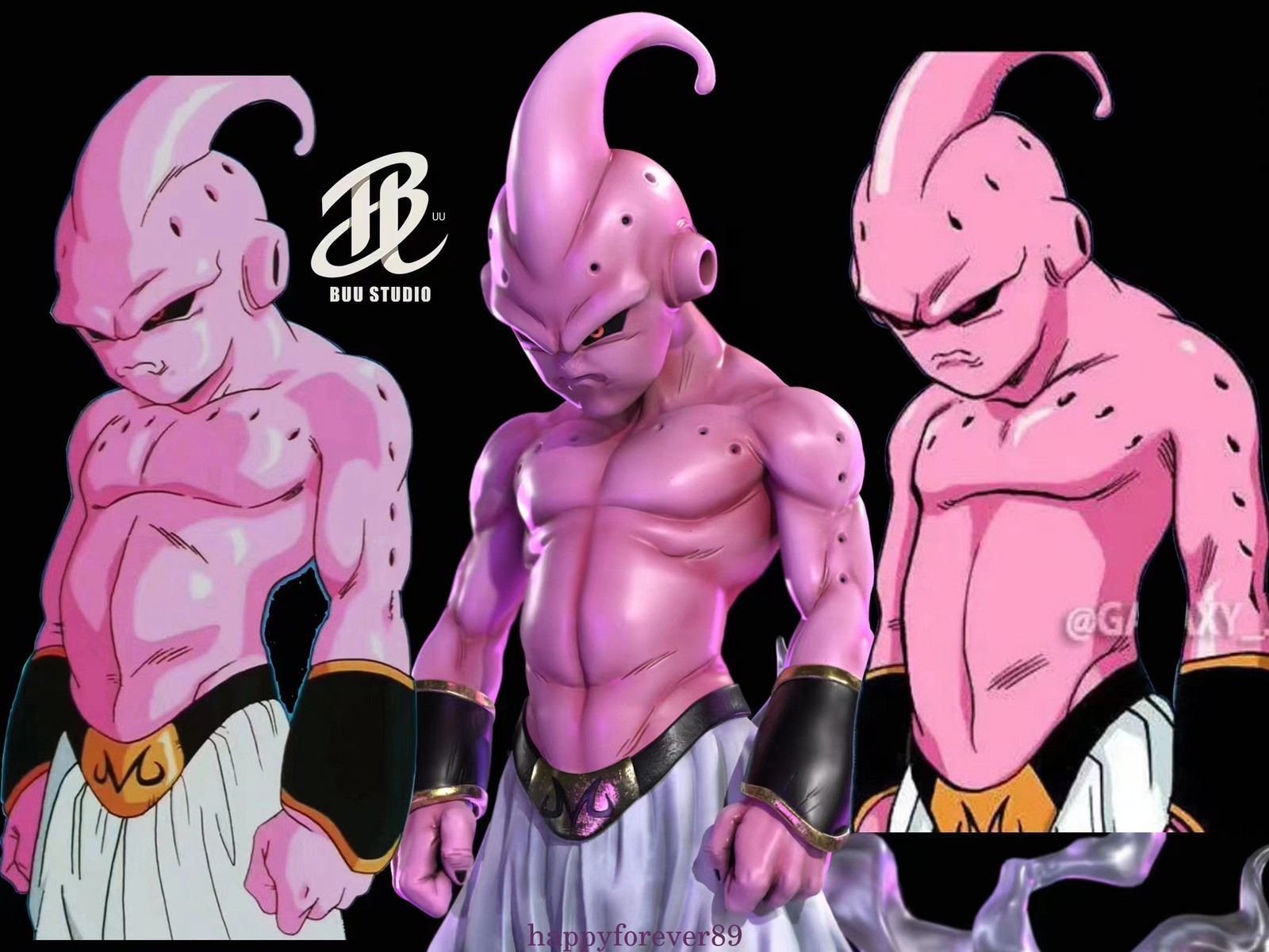 Buu Studio Dragon Ball Majin Buu Resin Model in stock 1/4 Scale Led ...