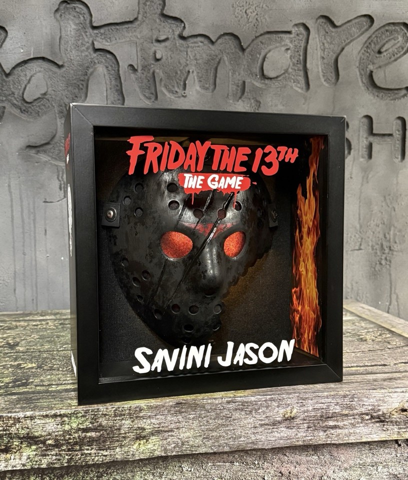 Savini Jason Mask Display Friday The 13th The Game Frame Voorhees ...