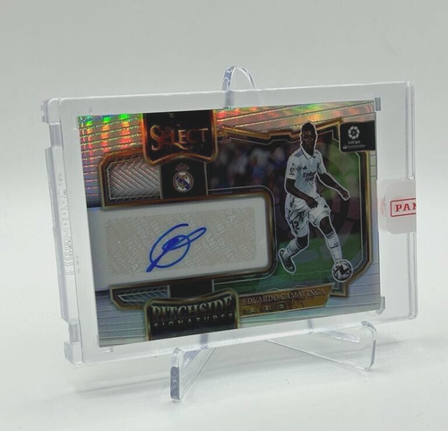 2022-23 Eduardo Camavinga Real Madrid Panini Pitchside Redemption Card ...