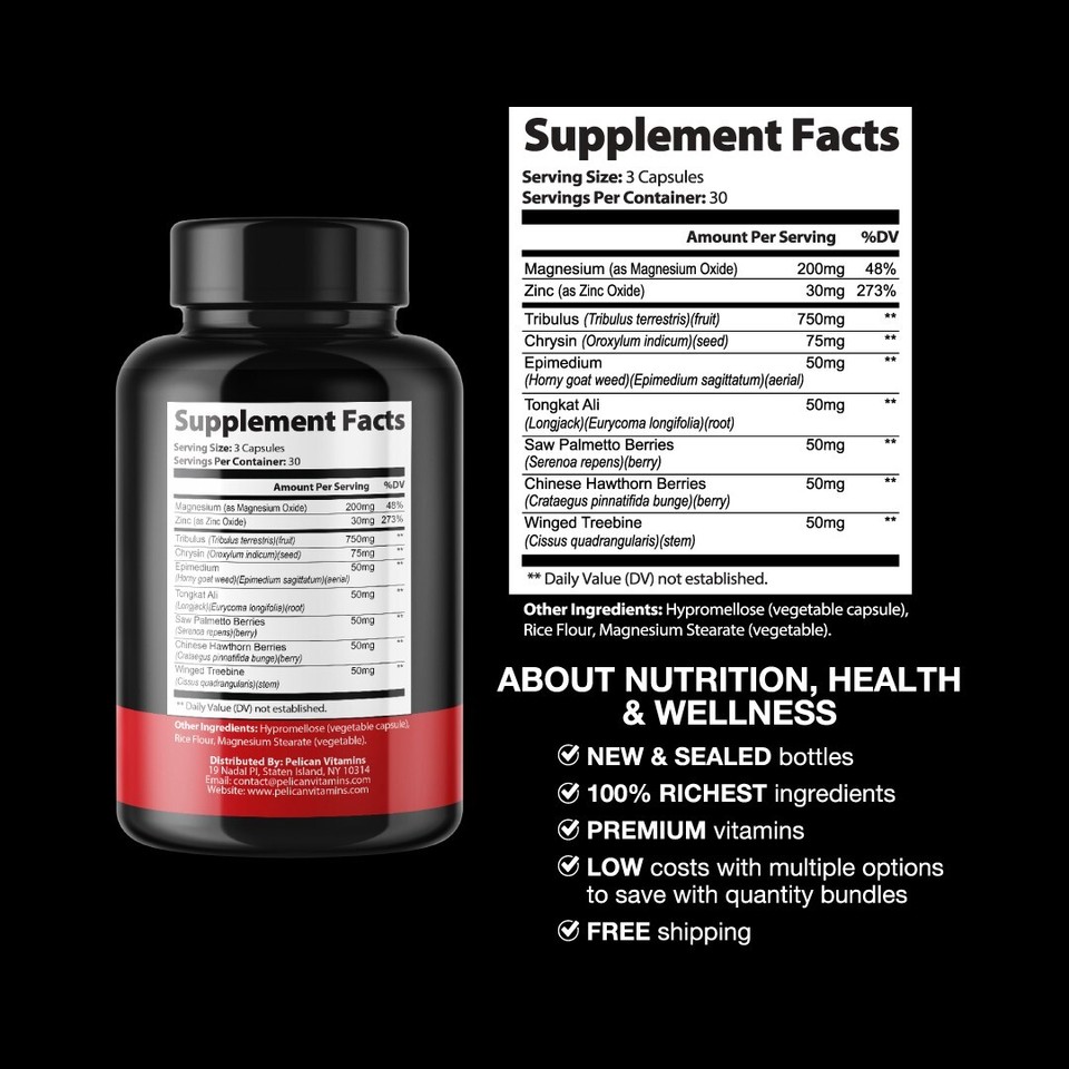 Vigor Fix- Bodybuilding & Men's Health Support- 90 Capsules | eBay