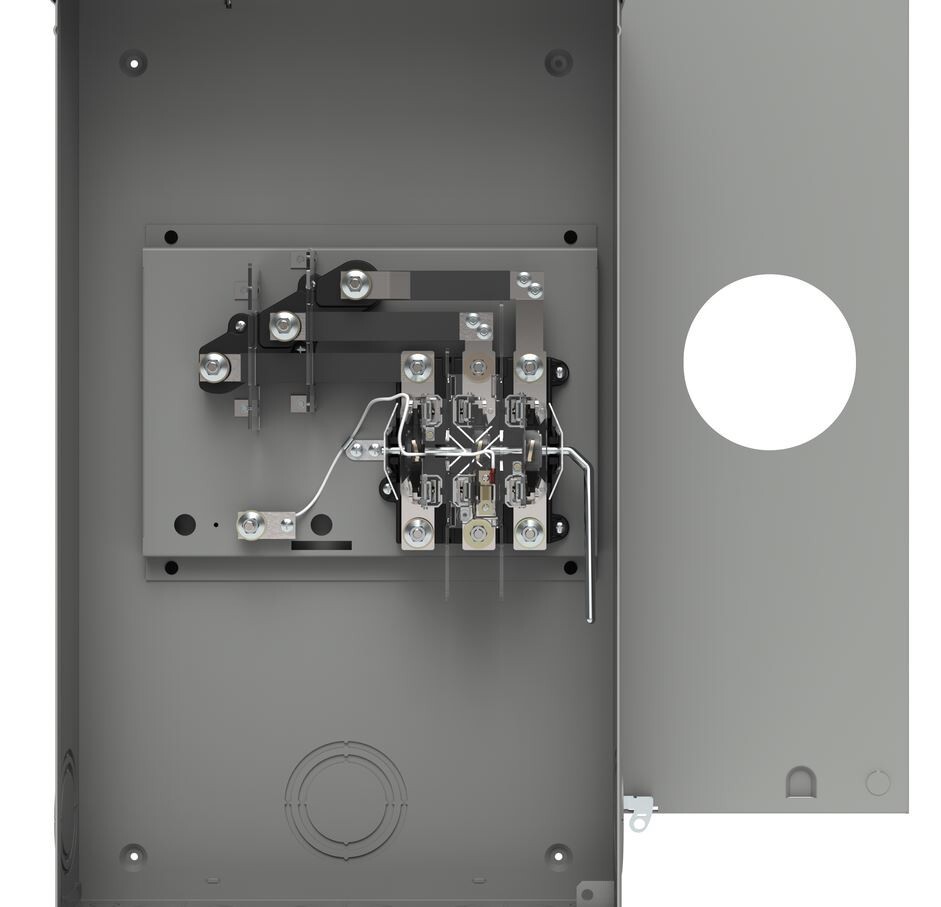 Siemens - Talon 320 Amp Ringless Type OH/UG 3-Phase 7 Jaw Meter Socket ...