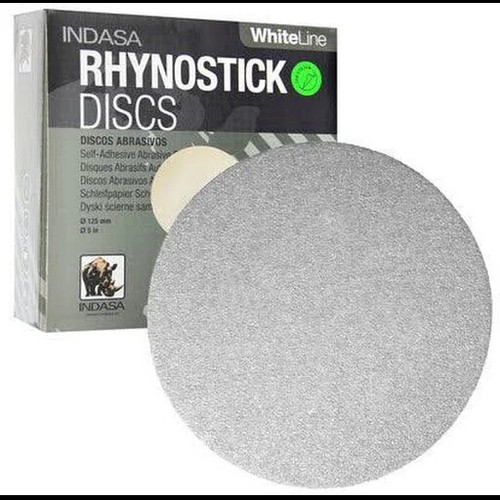 Indasa 52 SERIES - 5" White Line Hook & Loop Discs (50/Box) | eBay
