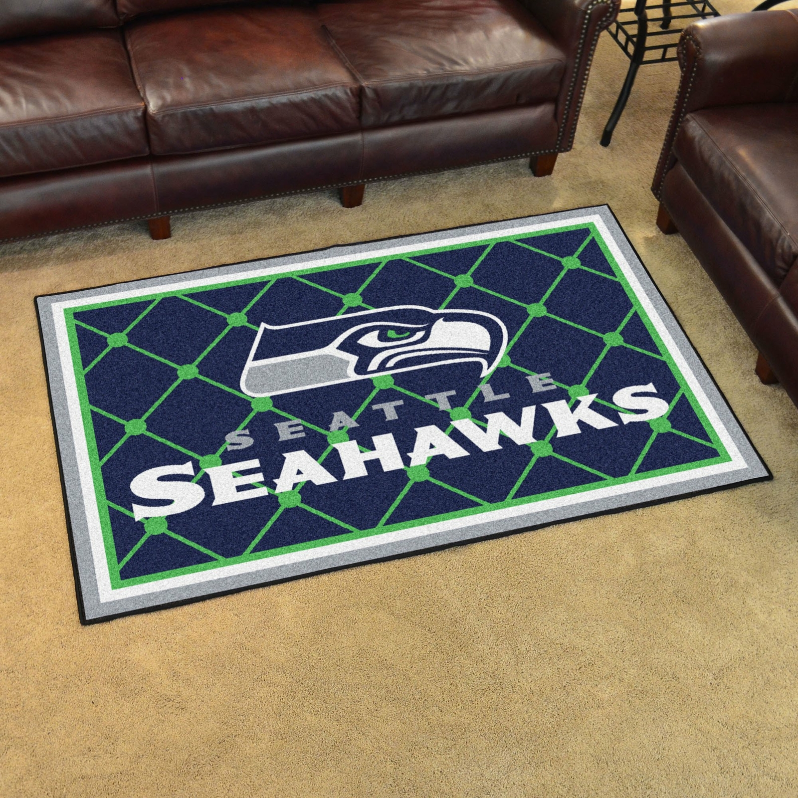 FANMATS NFL Seattle Seahawks Nylon Face 4X6 Plush Rug | eBay