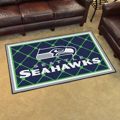 FANMATS NFL Seattle Seahawks Nylon Face 4X6 Plush Rug | eBay