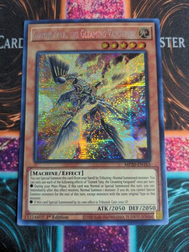 Yu-Gi-Oh! Gizmek Yata, the Gleaming Vanguard MP20-EN163 Prismatic ...