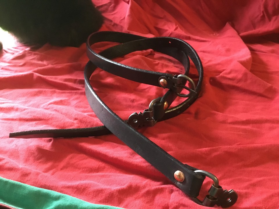 Viking Shield Buckle Guige Strap/Sling- SCA Faire Sword Rennie Knight ...