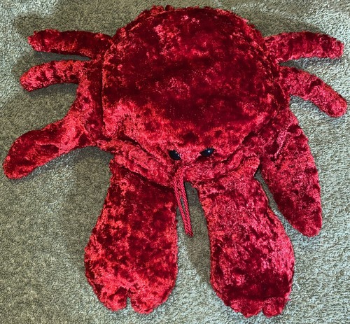 Crawfish Lobster Red Hand Puppet CalToy Stuffed Animal Plush Large ...