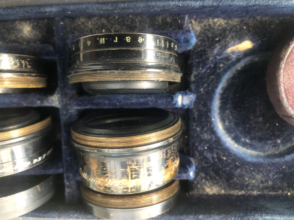 Voigtlander Collinear Serie III 4 7.7 224mm 227mm 447mm Screw 41 Set ...
