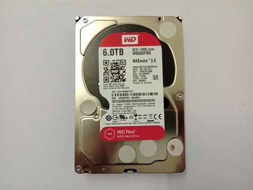 Western Digital WD Red NAS WD60EFRX-68L0BN1 6TB 3.5" Desktop Hard Drive ...