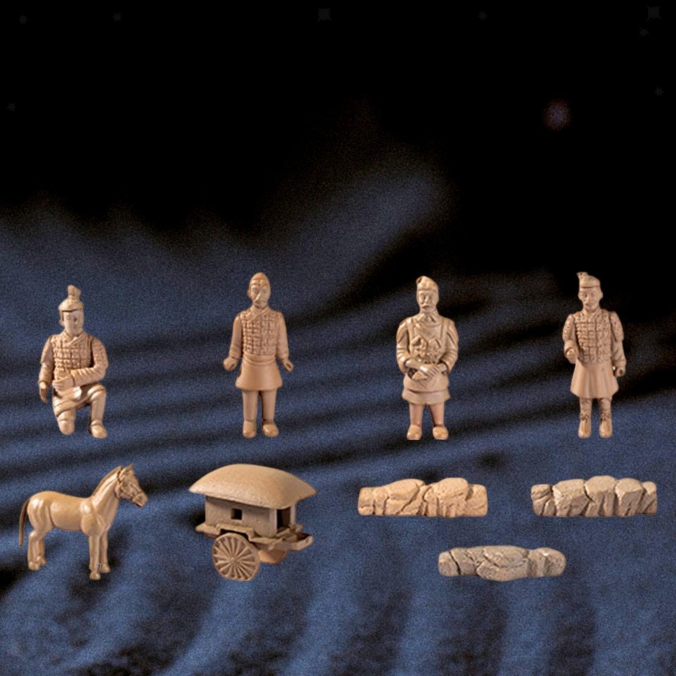 Mini Terra Cotta Statues Statue Set Miniature Versatile Souvenir ...