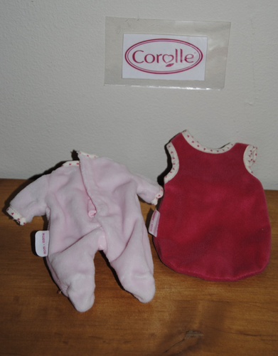 🤡Vetement COROLLE 20 Cm Combinaison Pyjama Rose Coeurs Turbulette ...