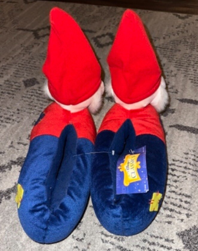 Vintage Walt Disney Grumpy Snow White Slippers Unisex Size 9/10 NWT ...