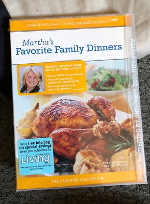 Martha Stewart Cooking Collection Martha's Favorite Family Dinners DVD ...