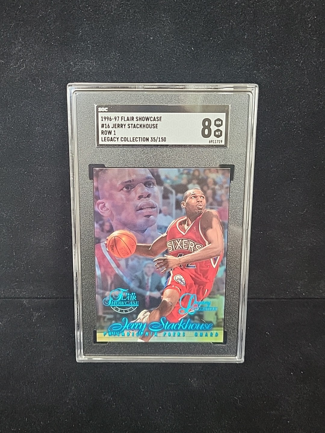 1996-97 Flair Showcase - Legacy Collection Row 1 #16 Jerry Stackhouse ...