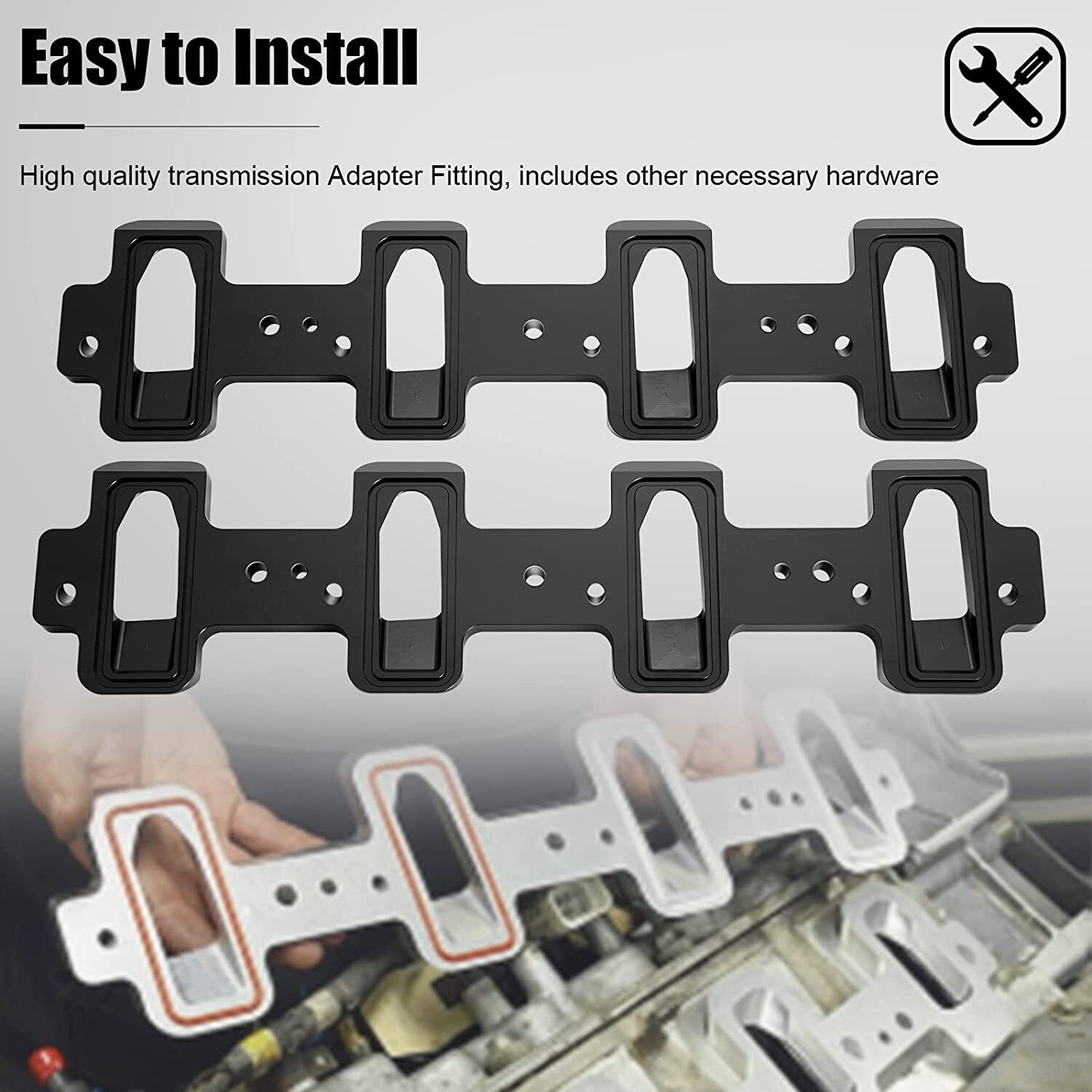 LS1 Cathedral Port Cylinder Head to LS3 LSA ZL1 CTS-V Intake Manifold ...